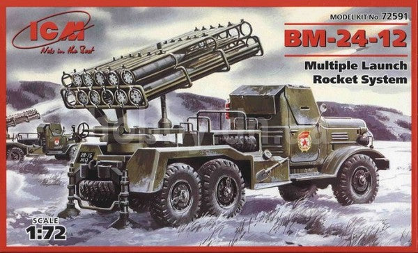 ICM72591 ICM 1/72 BM-24-12 Multiple Launch Rocket System – Hobby Mania