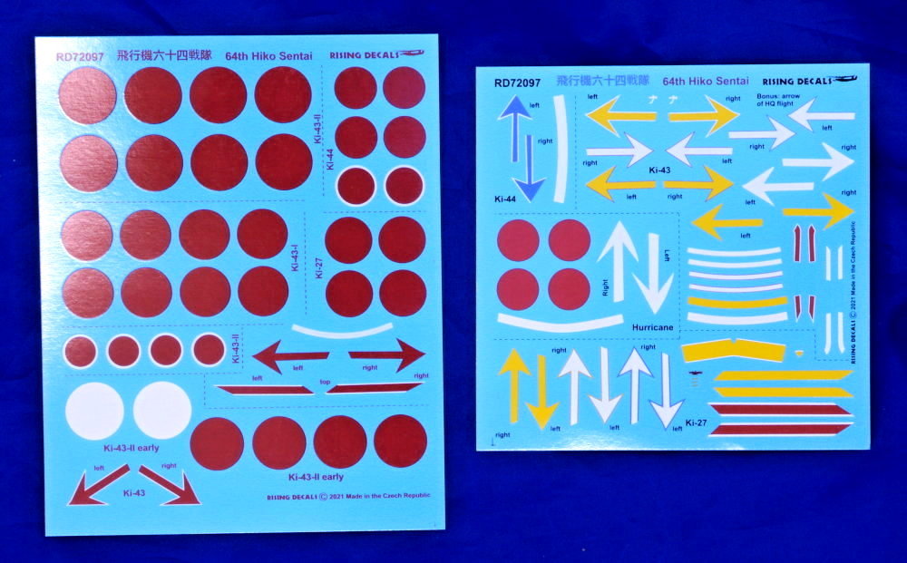 RD72097 Rising Decals 1/72 64th Hiko Sentai (12x camo) – Hobby Mania