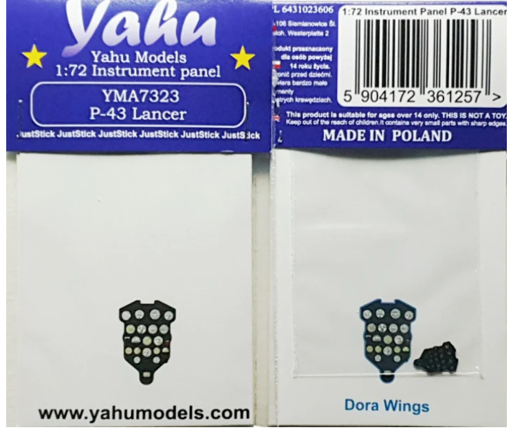 YMA7232Yahu Models 1/72 Republic P-43 Lancer (Dora Wings kits) – Hobby ...