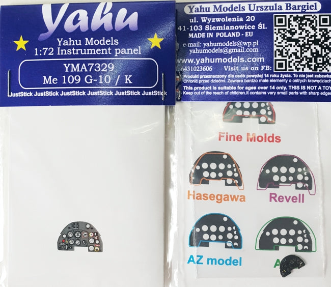 Yahu Models YMA7329 1/72 Messerschmitt Bf-109G-10 /Bf-109K – Hobby Mania